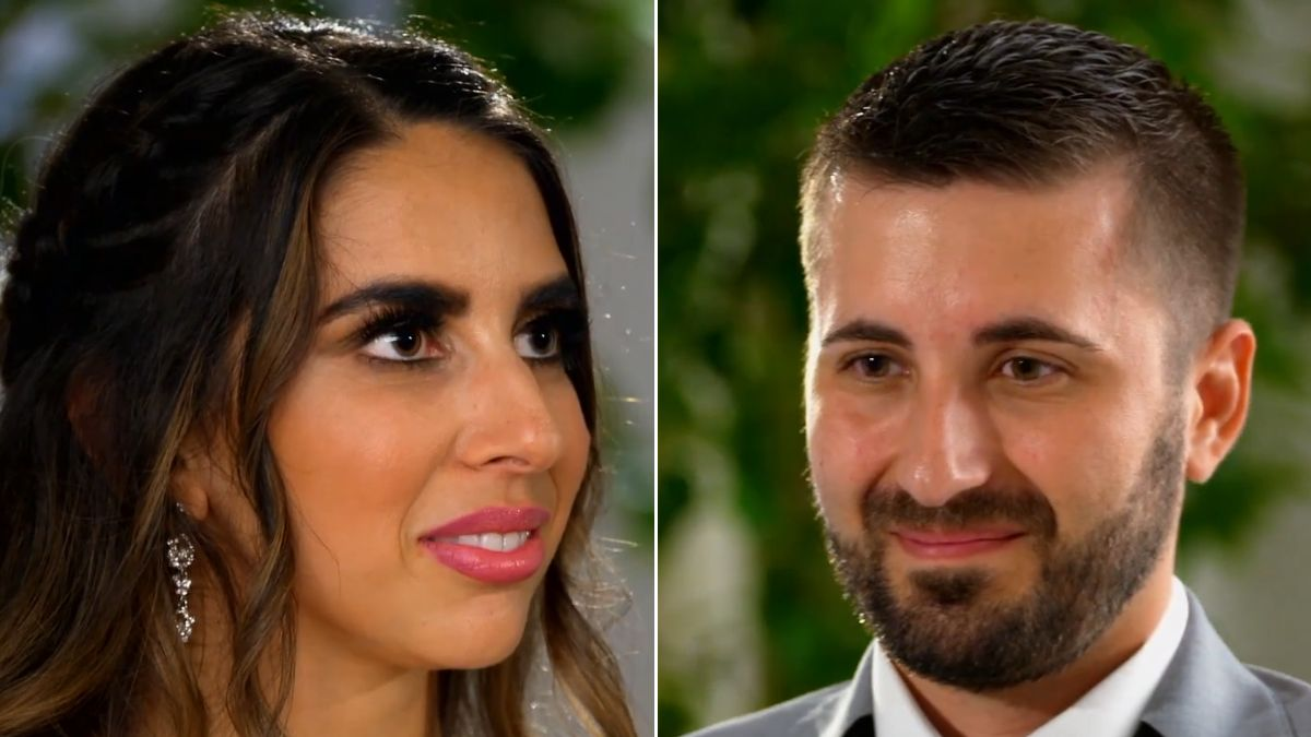 MAFS' Nicole and Chris toast being 'crazy enough to marry a stranger ...